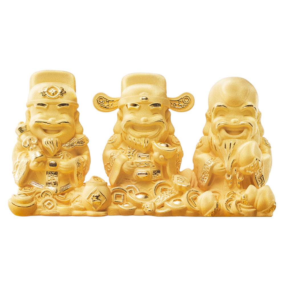 Fu Lu Shou – Gold Art
