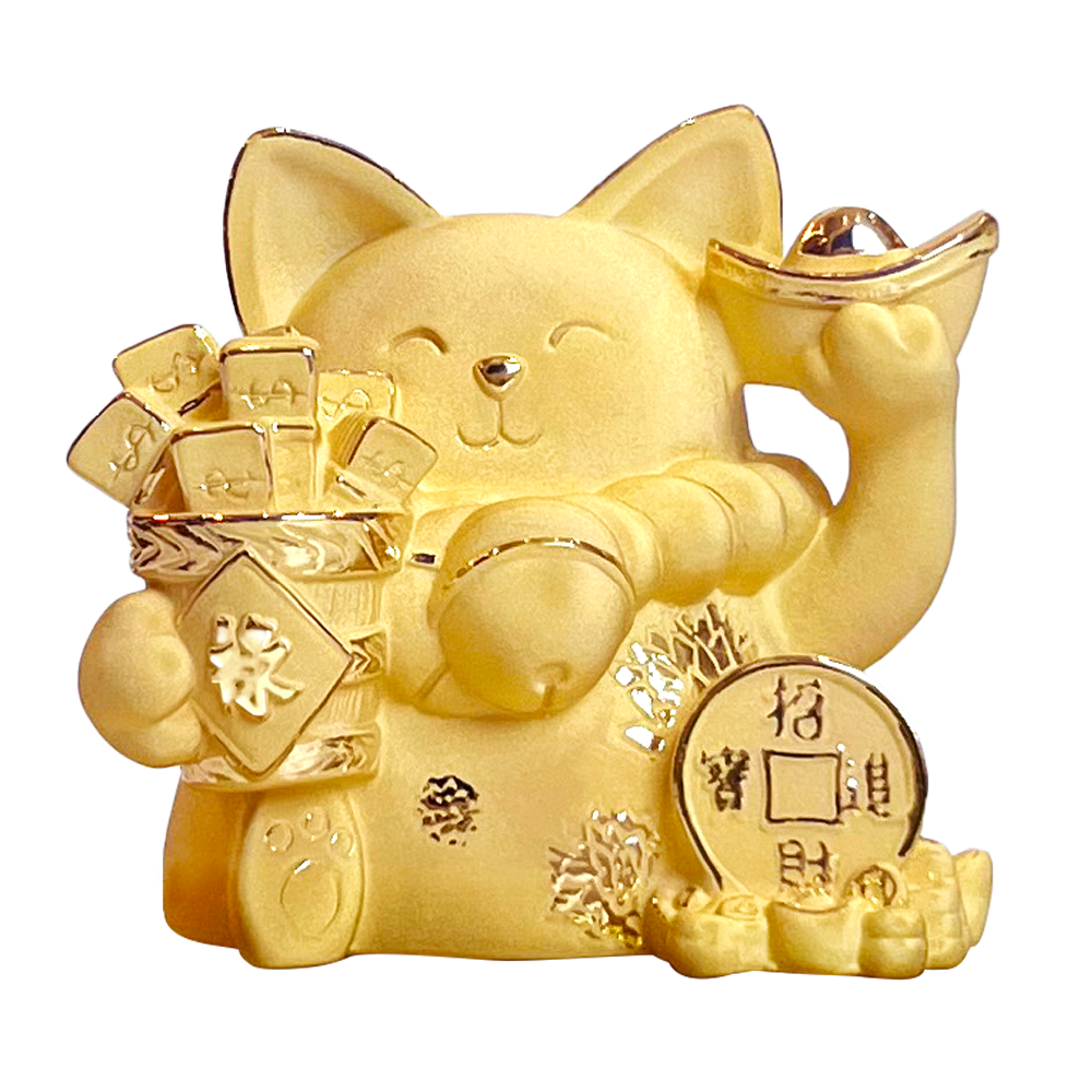 Lucky Cat – Gold Art