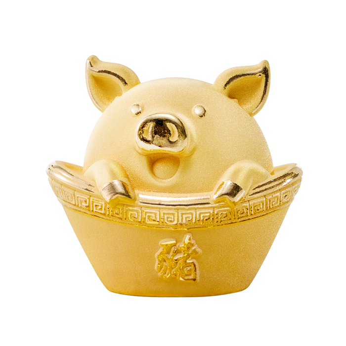 Prosperous Pig Ingot – Gold Art