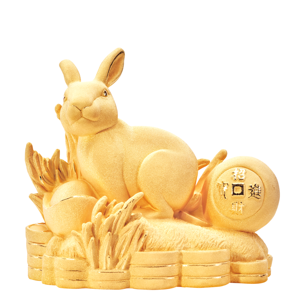 The Caution (Rabbit) – Gold Art